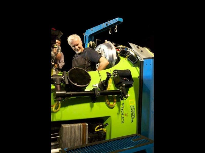 James Cameron screens 3D footage of record-breaking ocean dive | India News