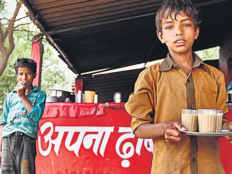 Enrolled in school, working at tea stall | Latest News Delhi