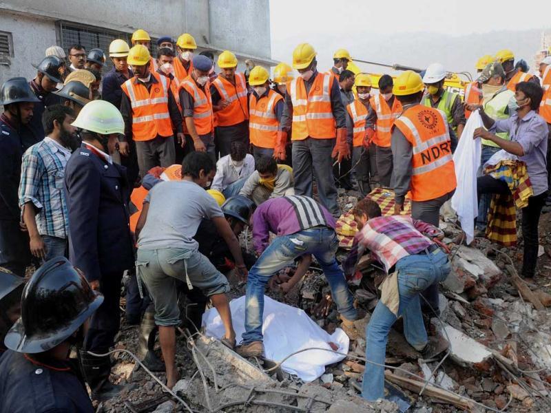 72 dead in Thane building collapse; 2 builders arrested | Mumbai news
