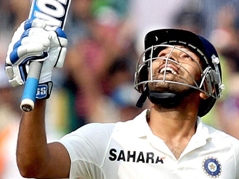 Rohit hits ton on Test debut, India 354/6 at stumps | Crickit