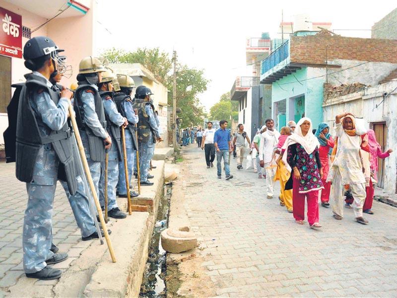 Ten days after communal violence in Ballabgarh, Muslims return home ...