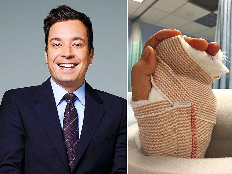 Jimmy Fallon 'almost rips his finger off', show cancelled | Hindustan Times