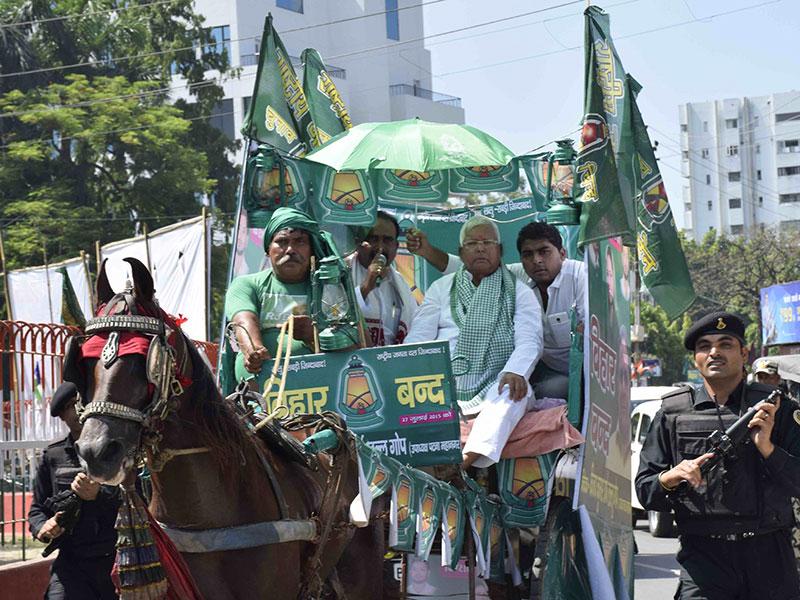 Bihar 'rath' battle: Lalu’s tum-tums hit Peta speed breaker | India News