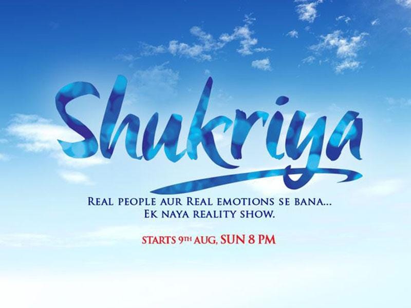 TV show Shukriya explores uncommon relations of common people ...
