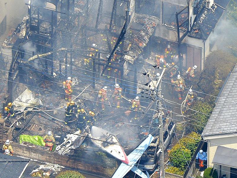Small plane crashes into Tokyo residential area, three feared dead ...