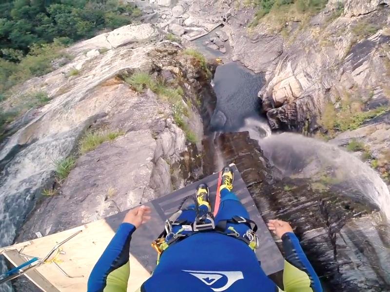 Watch: Daredevil jumps down 58.8 metre high waterfall | World News
