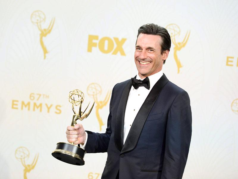 Jon Hamm wins best actor Emmy for Mad Men after seven misses ...