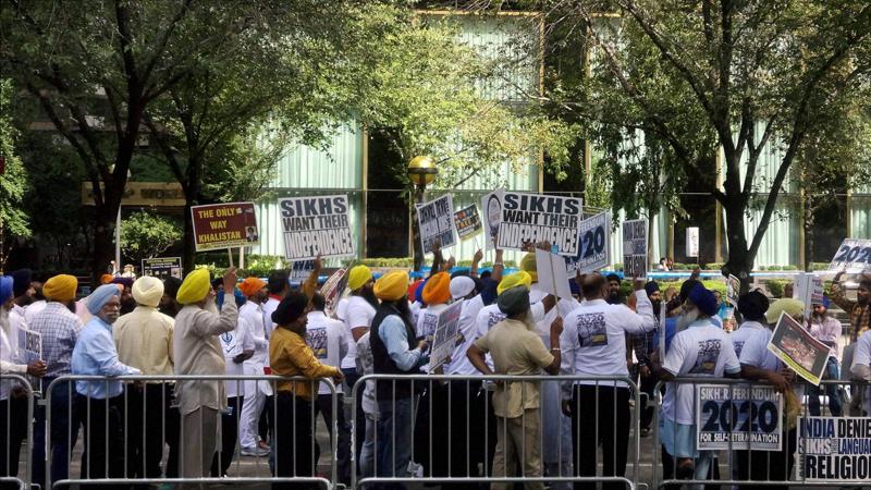 Sikhs, Patels protest against Modi at UN headquarters | Hindustan Times