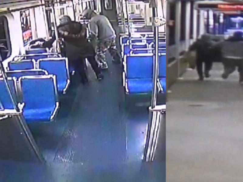 Watch | US commuter thrown on tracks in horrifying metro robbery ...