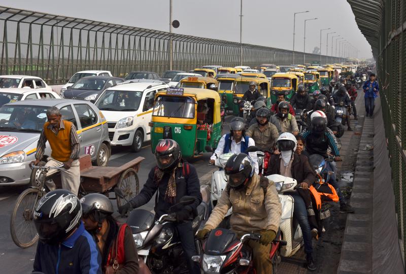 Traffic jams due to stir, Martyr’s Day restrictions | Latest News Delhi