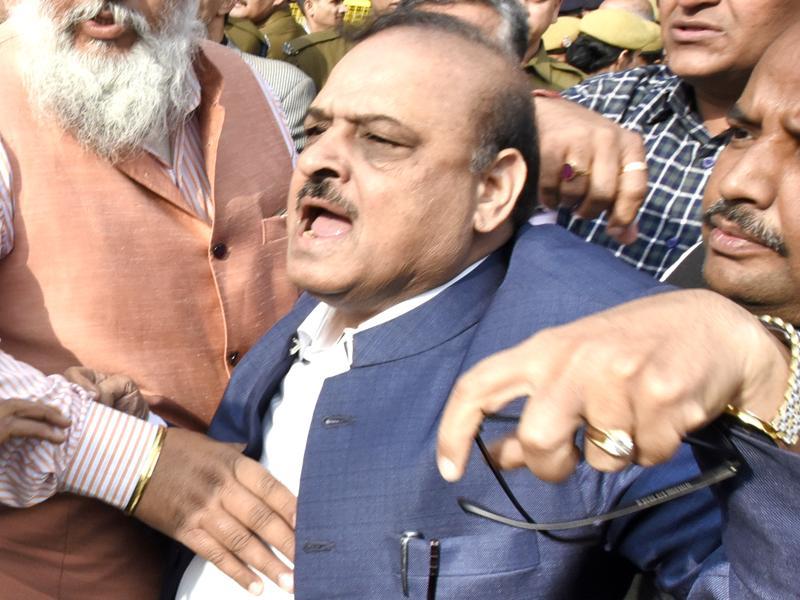 JNU row: BJP MLA OP Sharma arrested over court assault, gets bail ...