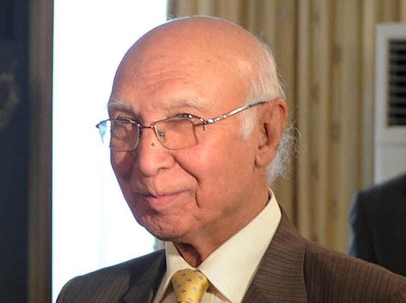 Aziz discusses Indo-Pak ties, Afghan scenario with Rice | World News