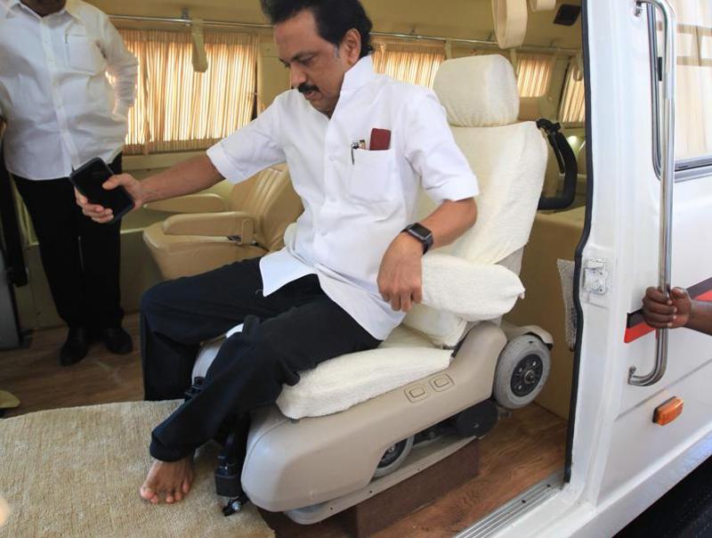 Customised poll propaganda van ready for DMK chief Karunanidhi ...