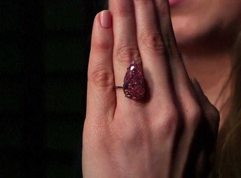 Watch | Rare vivid pink diamond expected to fetch millions at auction ...