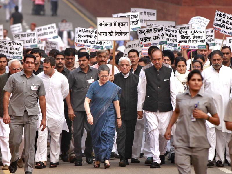 Congress to lead protest march today over NDA ‘targeting’ Opposition ...