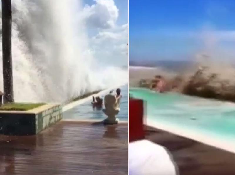 Watch | Tidal wave horror in Bali resort | Hindustan Times