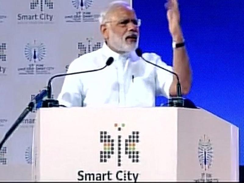 PM Modi launches smart city projects, calls experiment a success ...