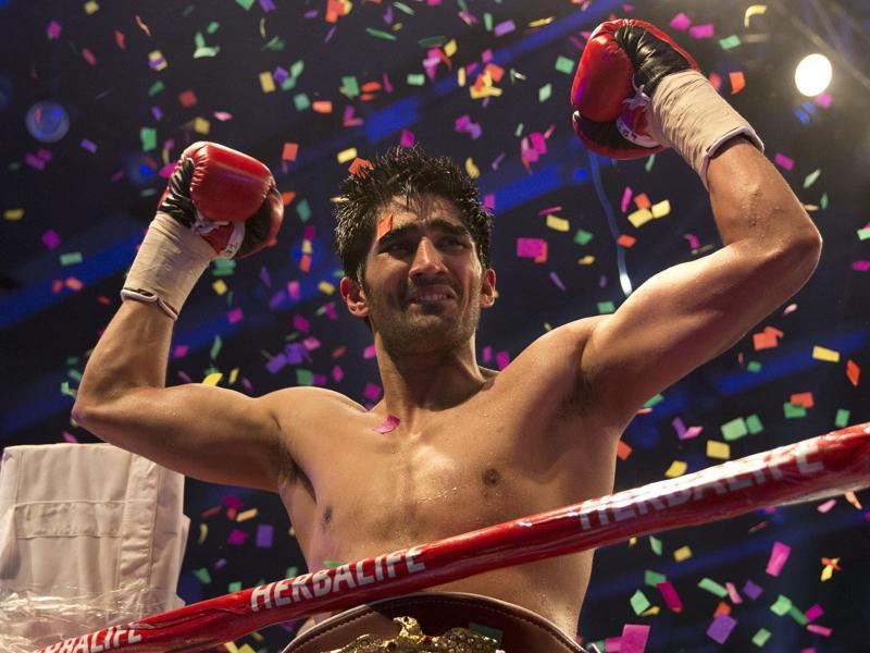 Title clinched, boxer Vijender Singh hints at showdown with Amir Khan ...