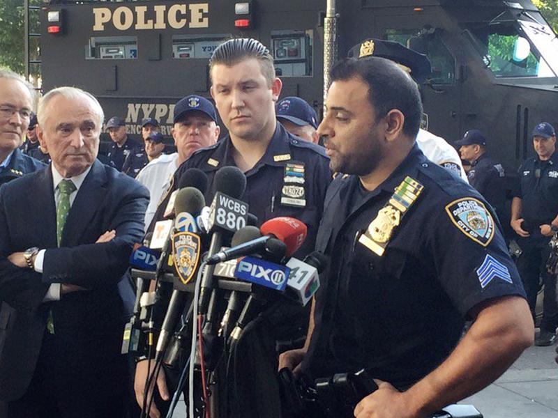 Man in custody after standoff with NYC police over hoax bomb | World News