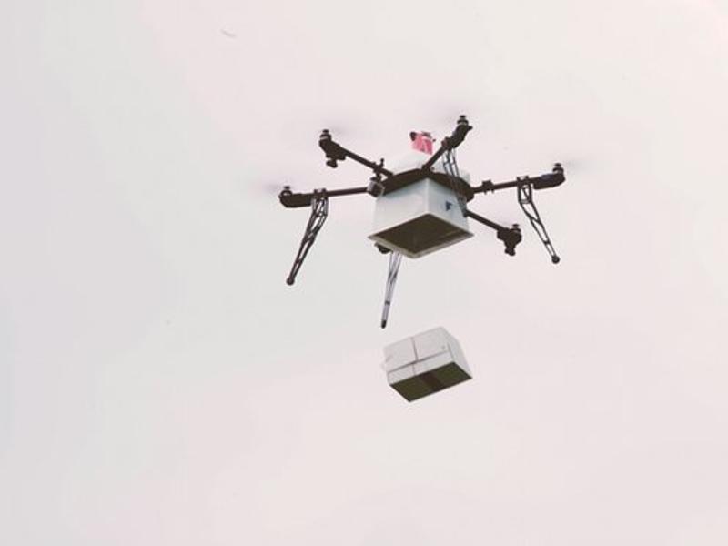 From drone to doorstep: US firm makes first robotic delivery of donuts ...