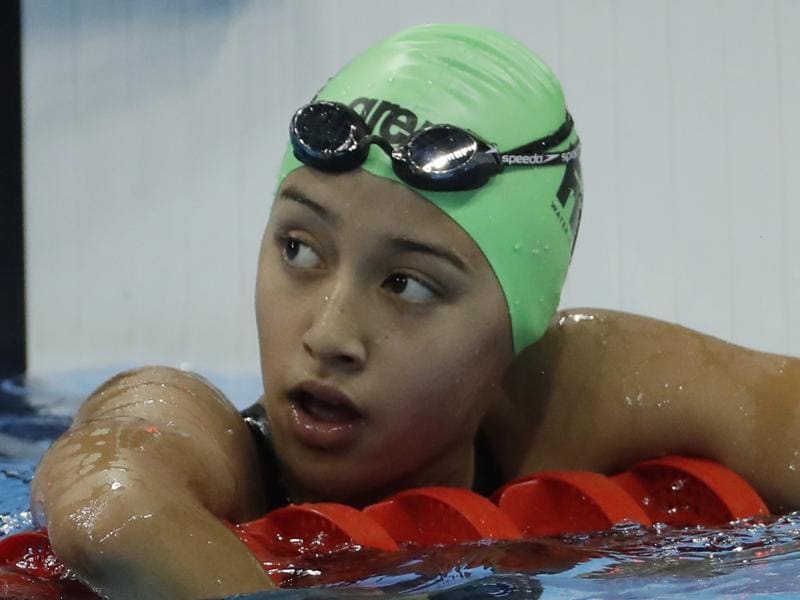 13-year-old swimmer Gaurika Singh wins Heat 1 at Rio 2016 Olympics ...
