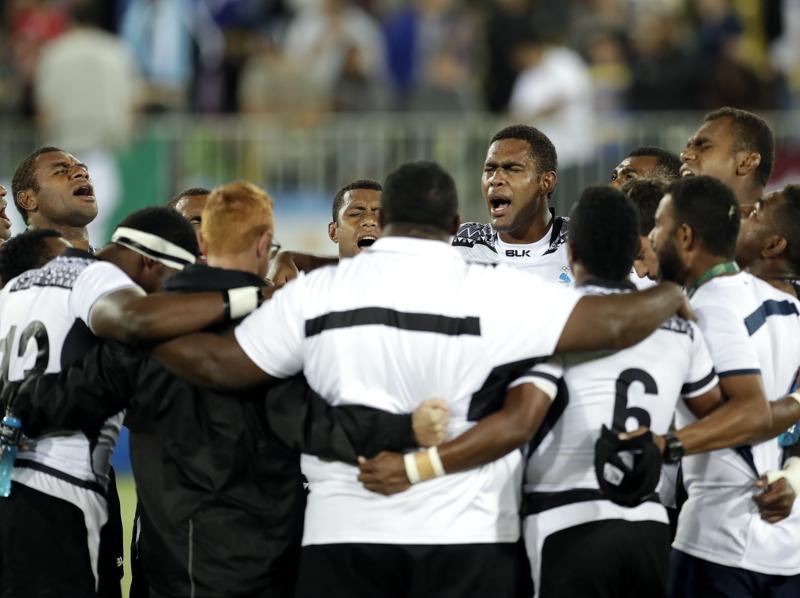 With PM in the crowd, Fiji win first-ever gold medal after thrashing ...