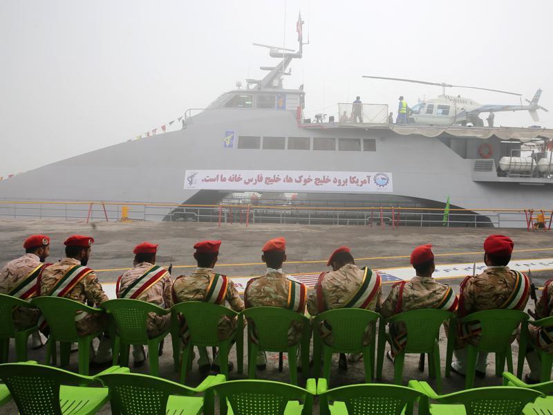 Iran unveils new helicoptor-carrying ship amid rising tensions with US ...