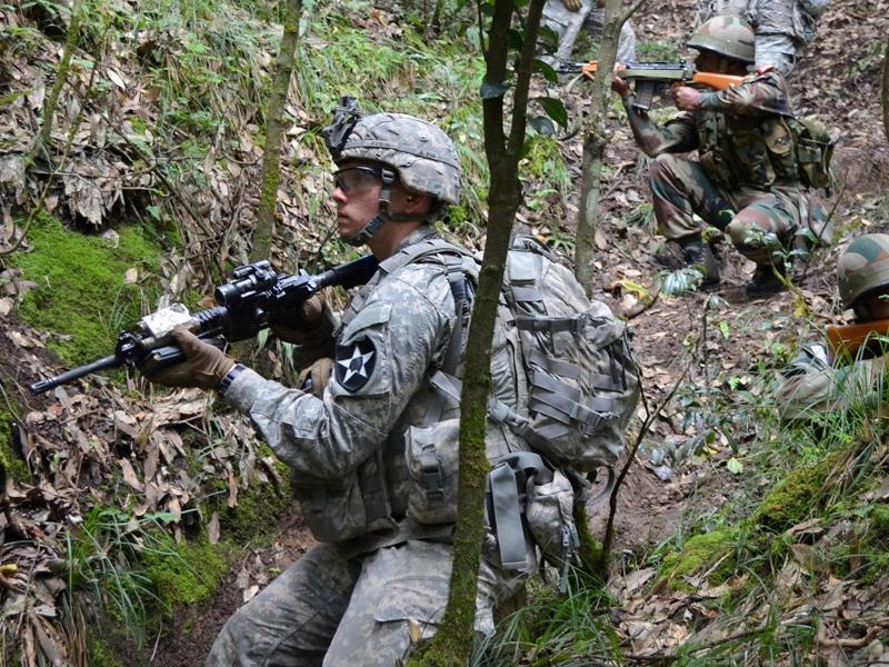In pics: When the Indian, US armies marched together in joint exercise ...
