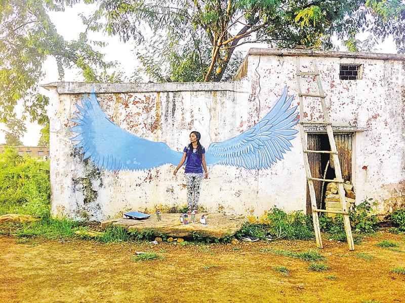 Tribal kids in MP learn gender equality through graffiti art ...