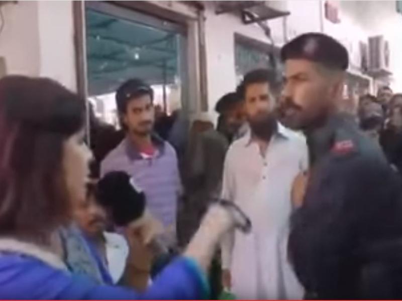Pakistani trooper slaps female journalist during Karachi TV report ...