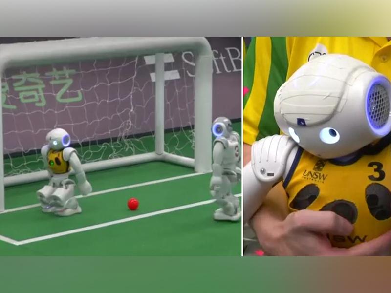 Watch | Robots compete in football tournament | Hindustan Times