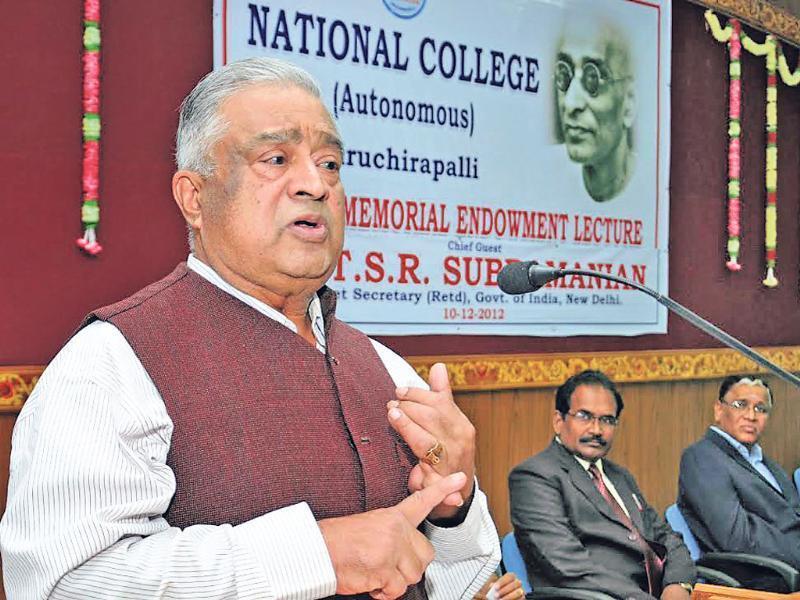 Fall in educational standards after RTE, says TSR Subramanian ...