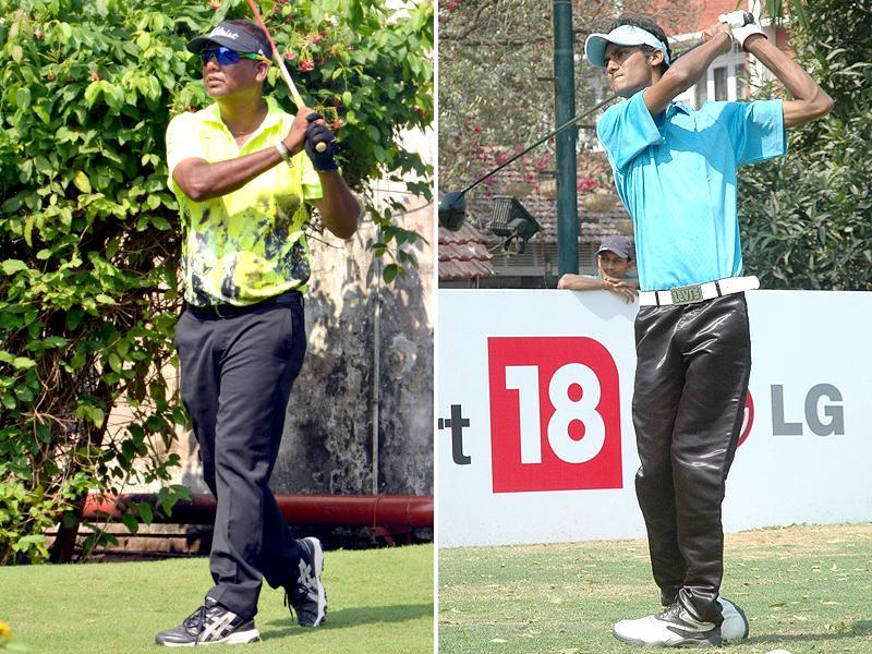 In a first, two father-son duos take to the field in a golf tournament ...