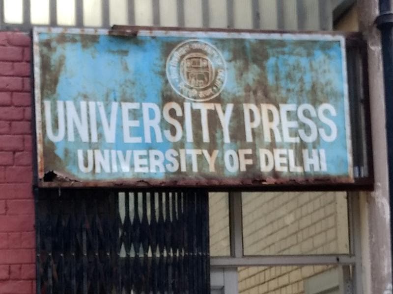 Nothing to print or show: The decline and death of Delhi University ...