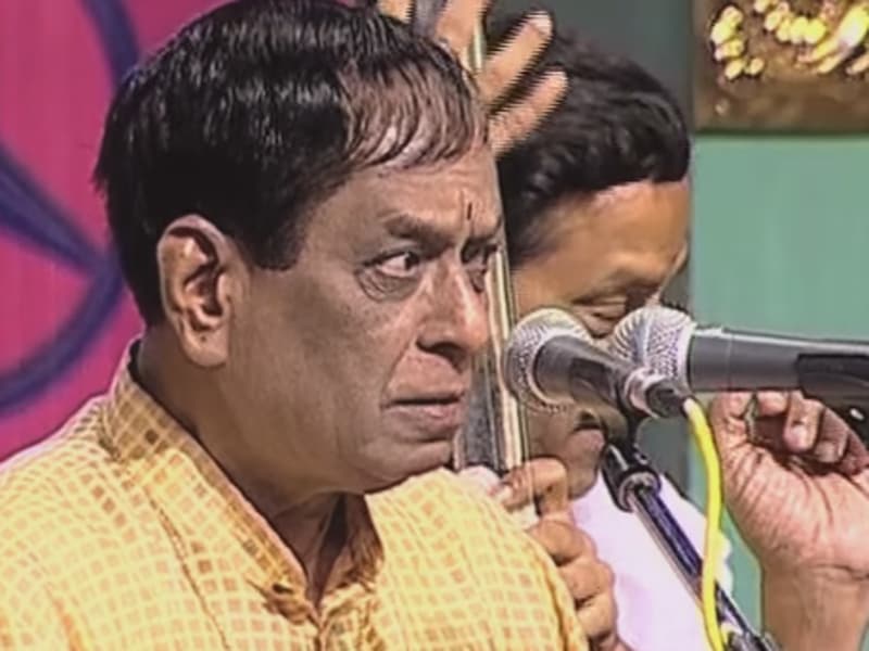 Veteran Carnatic singer M Balamuralikrishna passes away at 86, Twitter ...