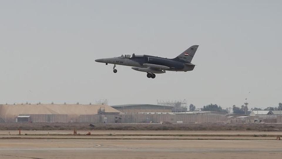 Iraq says air force struck dozens of IS fighters in west | World News