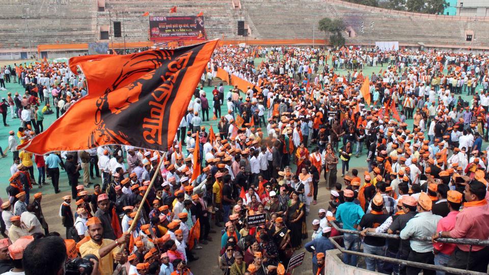 Watch | Marathas organise silent morcha in Nagpur | Hindustan Times