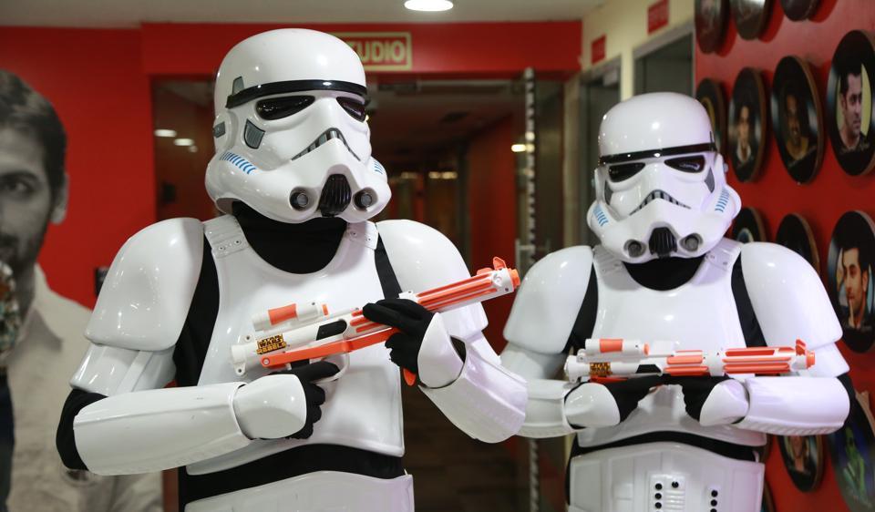 When Stormtroopers brought the Imperial March to Hindustan Times House ...