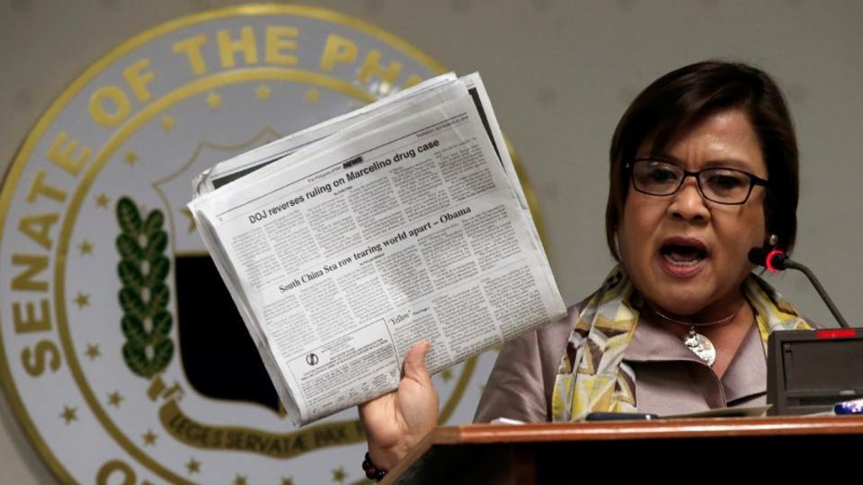 Philippine government files criminal charges against Duterte critic ... Philippine government files criminal charges against Duterte critic ...