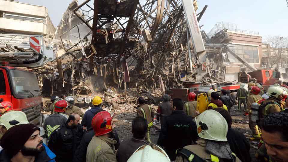 Tehran Fire | Tower collapses, 30 feared dead | Hindustan Times