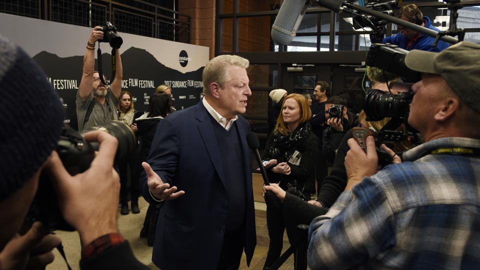 Al Gore beats the climate drum as Trump takes office | World News