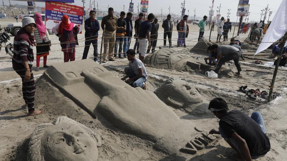 Sand art for voter awareness | Hindustan Times