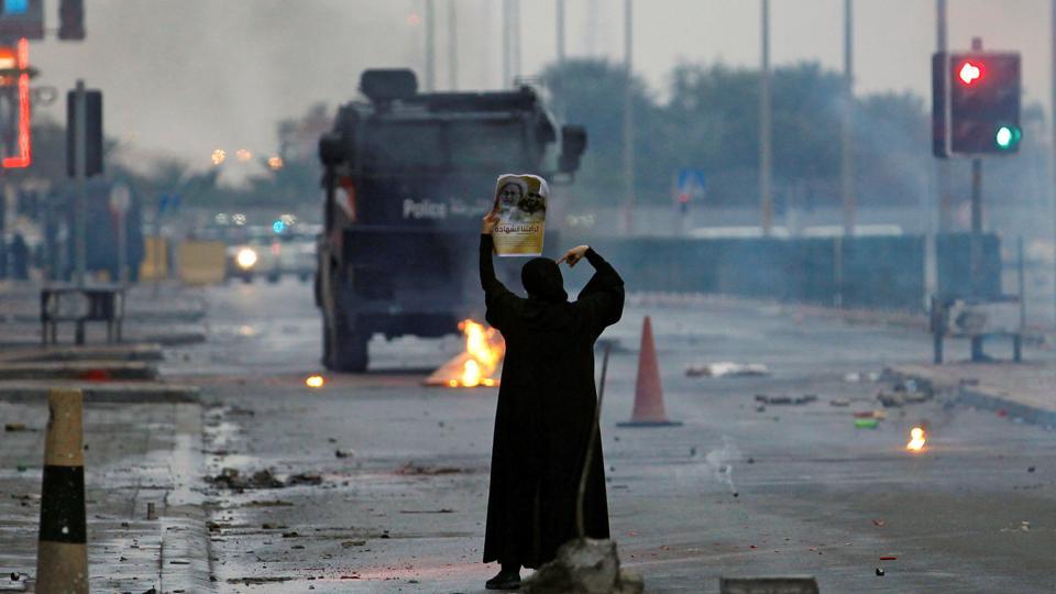 Five police officers injured as bomb targets bus in Bahrain, say ...