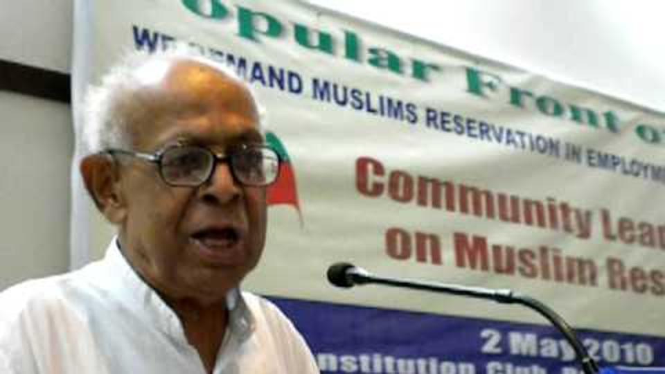Former MP, diplomat, known for opposing Babri masjid demolition Syed ...