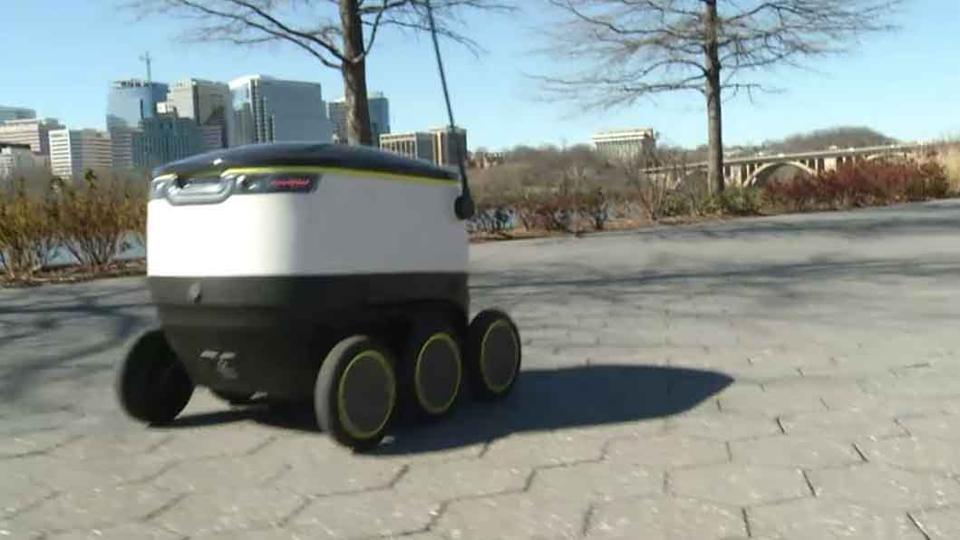 Job stealing robot: This robot will deliver food to your doorstep ...
