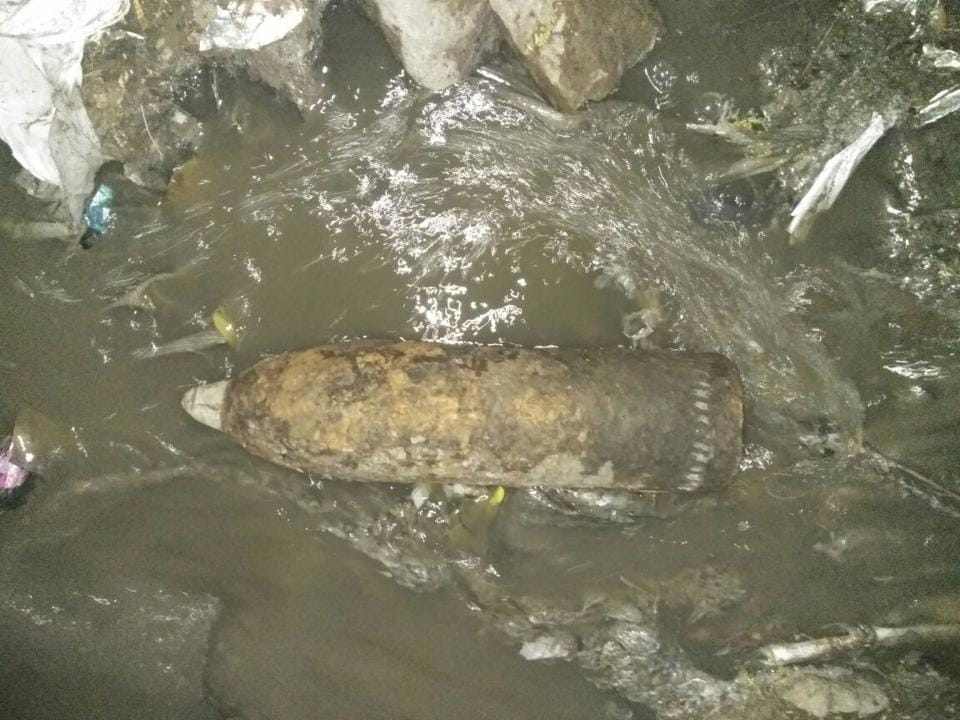 Unexploded cannon ball shell causes scare in Delhi’s Tughlaqabad ...
