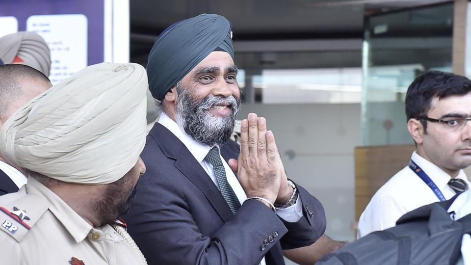 No state reception for Harjit Sajjan in native Punjab as he lands at ...