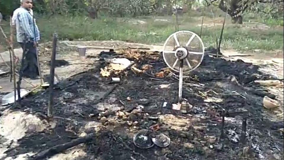 Four-month-old girl among 3 kids charred to death in Jind fire | India News