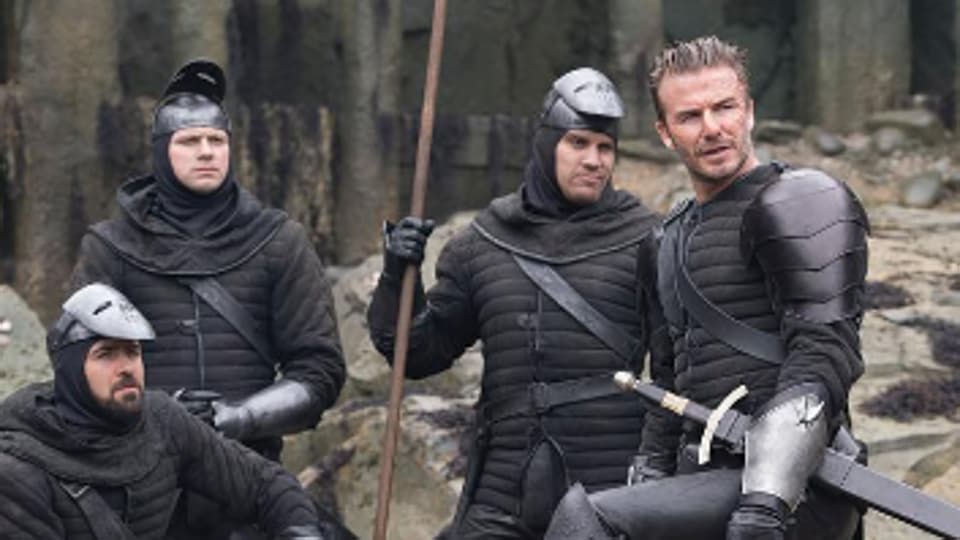 Faszinierend David Beckham King Arthur Ebenbild