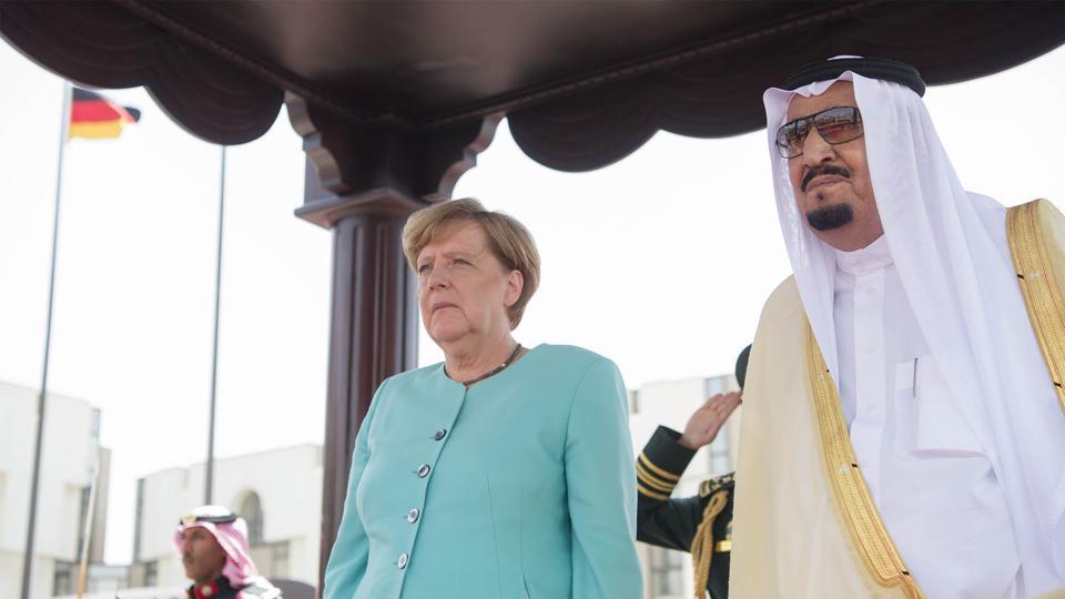 On Saudi visit, Germany’s Merkel talks rights and refugees | World News